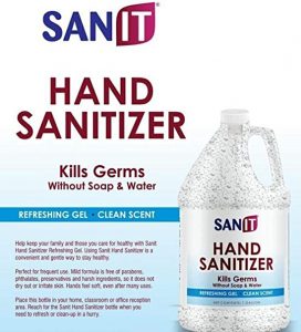 SANIT hand sanitizer - Childcare Supply Company